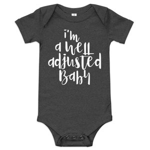I'm a Well Adjusted Baby Chiropractic Baby Bodysuit - Etsy
