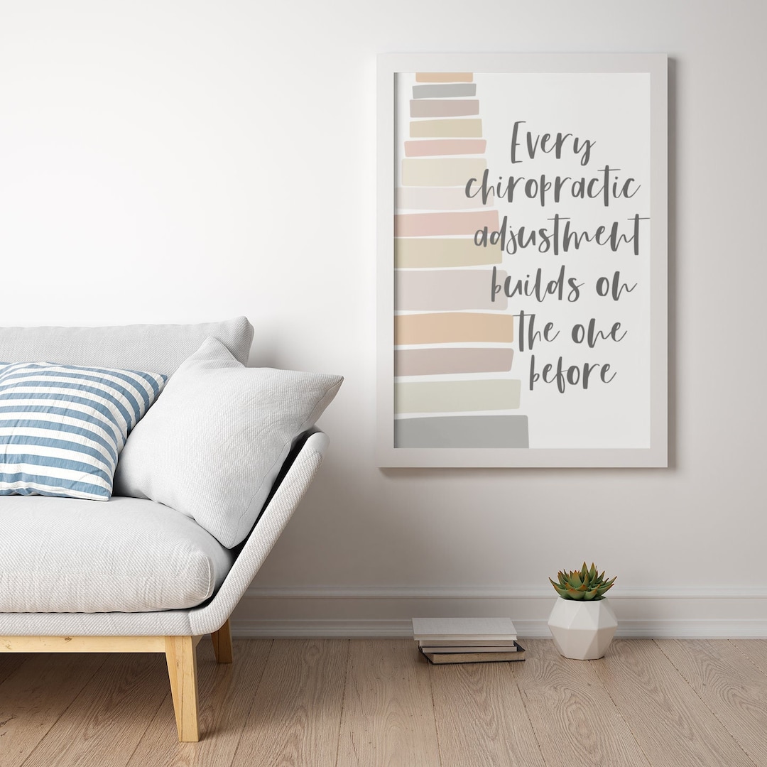 Chiropractic Adjustment, Chiropractic Wall Art, Chiropractic Office ...