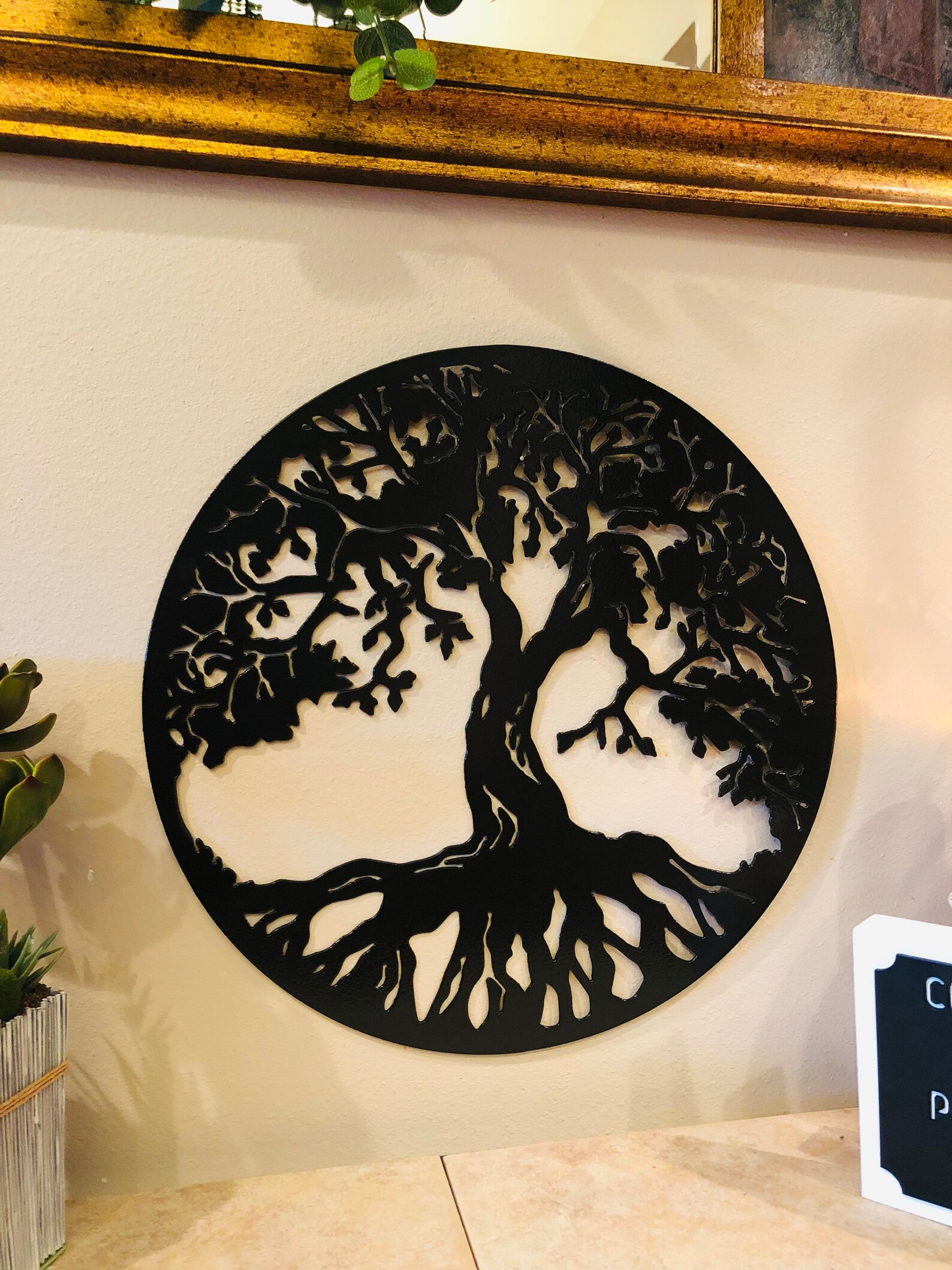 Metal Tree of Life Wall Art Tree of Life Wall Decor Tree of Life Sign ...