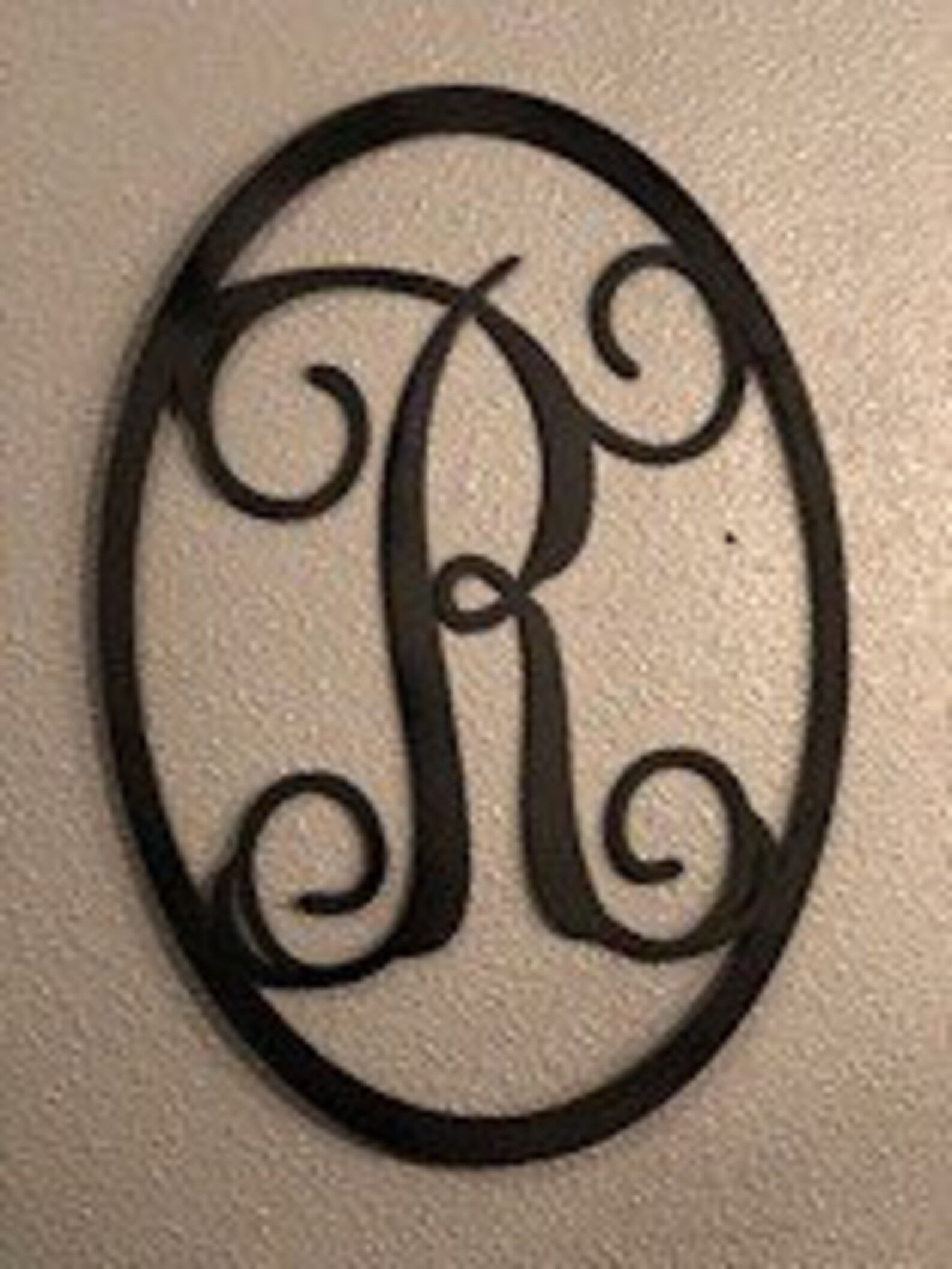 Letter Metal Monogram Monogram Sign Metal Monogram Home | Etsy