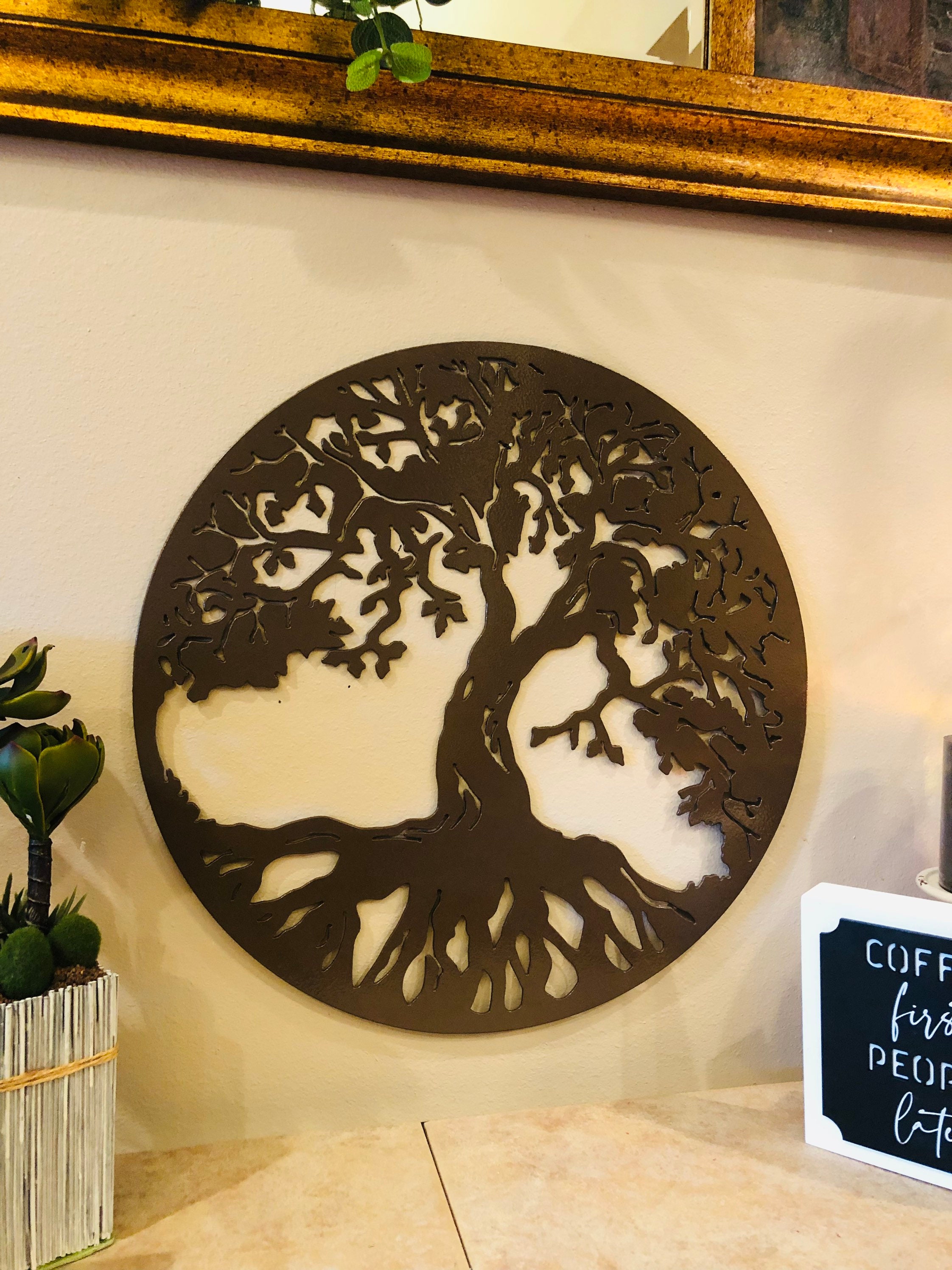 Metal Tree of Life Wall Art Tree of Life Wall Decor Tree of - Etsy