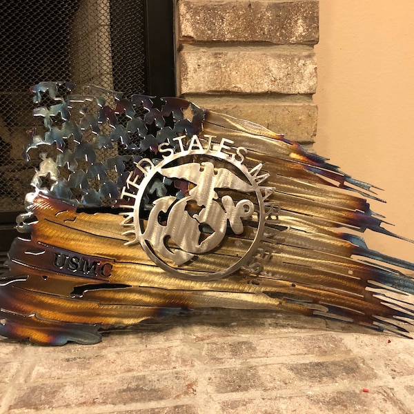 Usmc Wall Art - Etsy