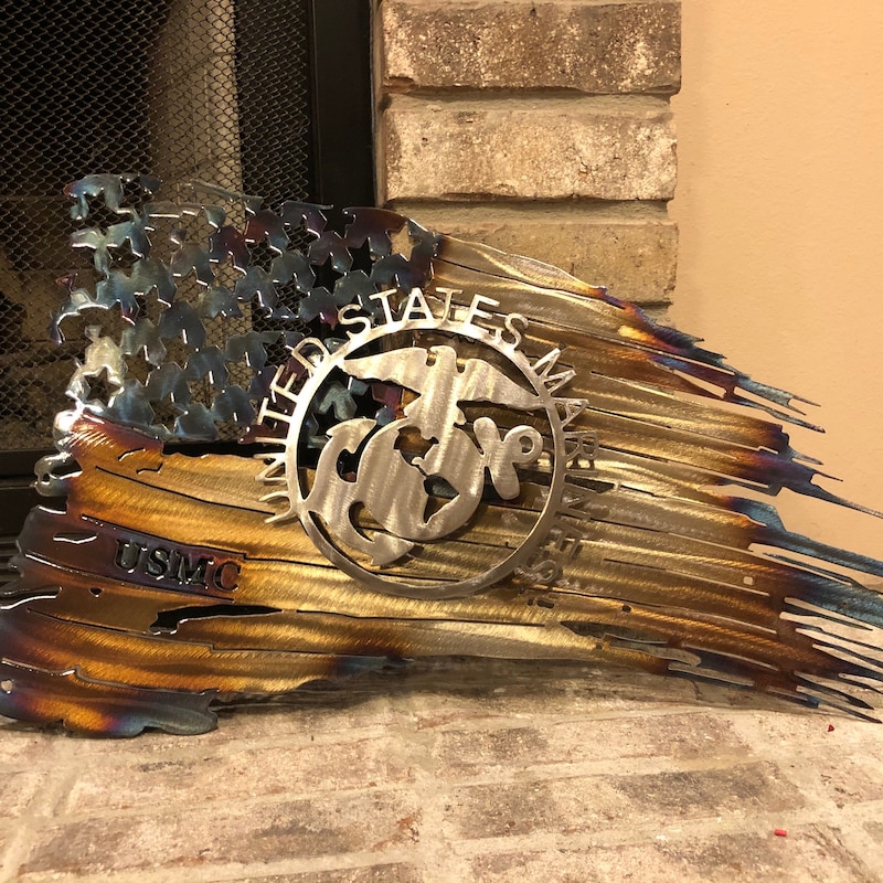 Usmc Wall Art - Etsy