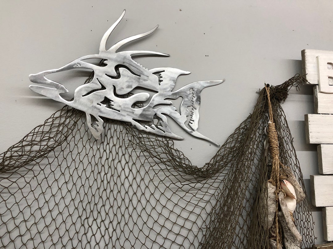 Hogfish, Metal Art, Metal Wall Art, Fish, Wall Art, Home Decor, Metal ...