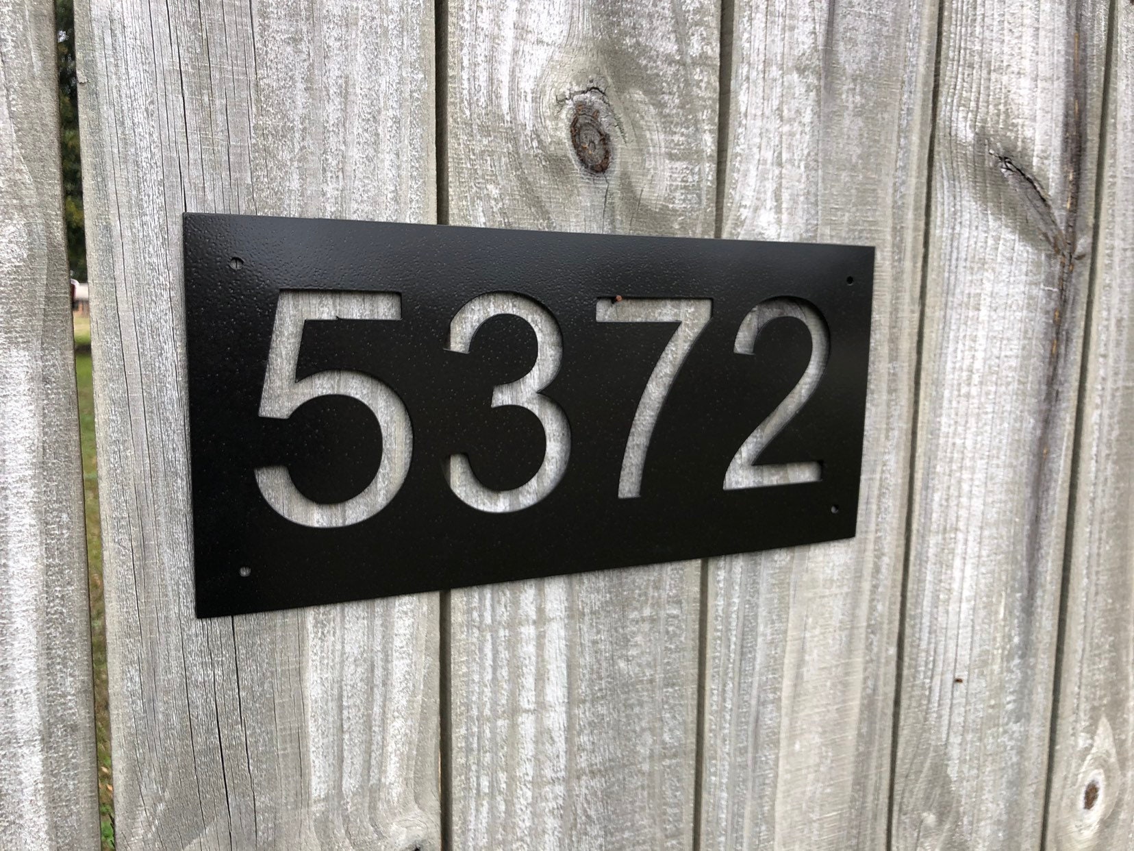 House Number Sign Metal Address Sign Address Plaque Home - Etsy