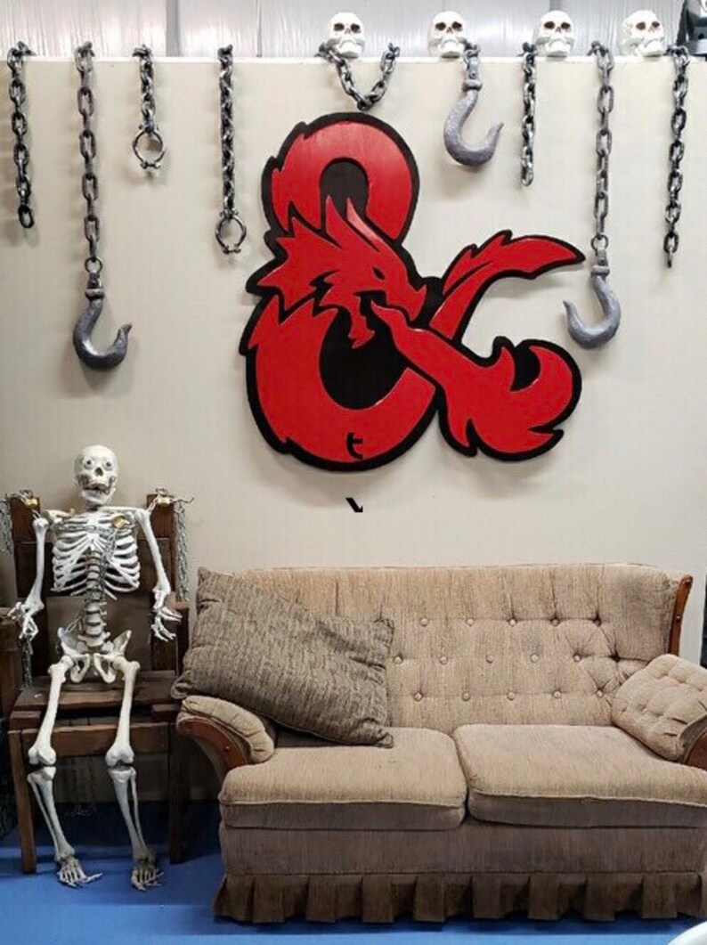 Dungeons and Dragons D & D Games Metal Art Metal Wall Art - Etsy