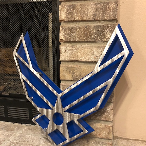 Air Force Logo Military Metal Art Metal Wall Art Home - Etsy