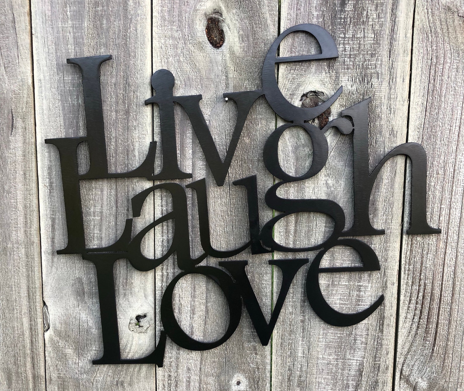 Live Laugh Love Word Art | Etsy