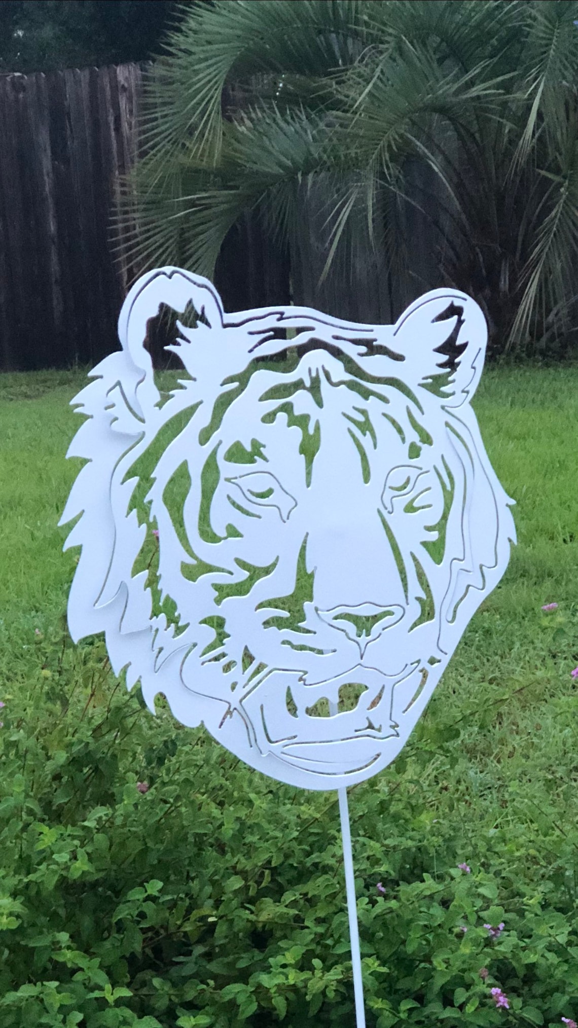 Metal Tiger Yard Stake Metal Art Metal Wall Art Home - Etsy