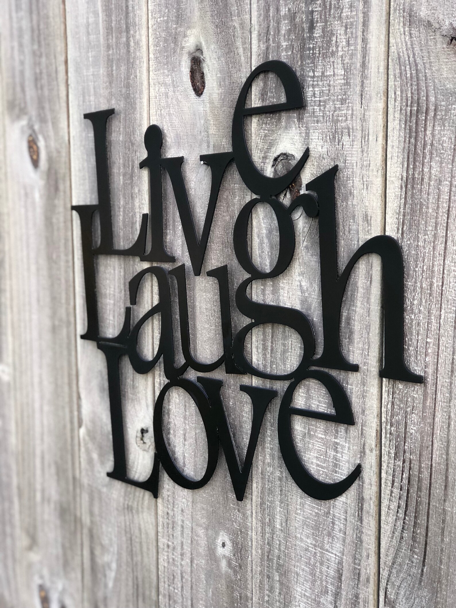 Live Laugh Love Word Art | Etsy