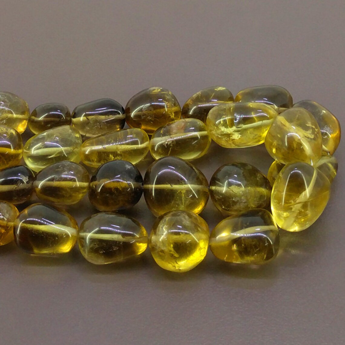 Whisky Quartz Smooth Nuggets Shape Beads Natural Whisky - Etsy