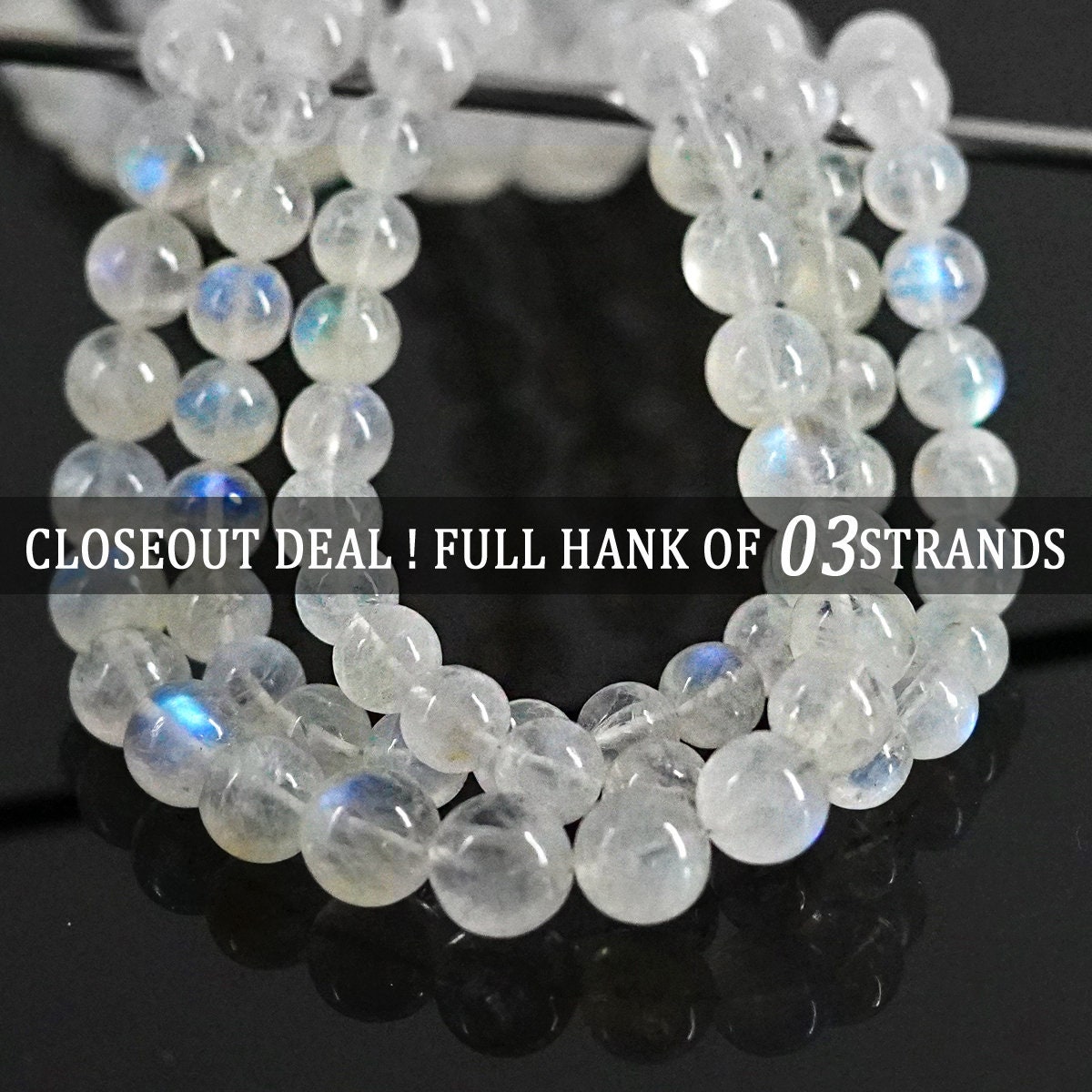 Rainbow Moonstone Smooth Round Shape Beads Natural Moonstone | Etsy