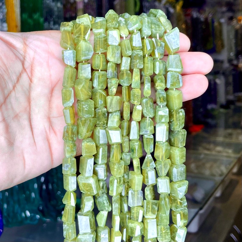 Vasonite Faceted Nuggets Shape Beads Natural Vasonite - Etsy