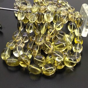 Olive Quartz Smooth Oval Shape Beads Natural Olive Quartz - Etsy