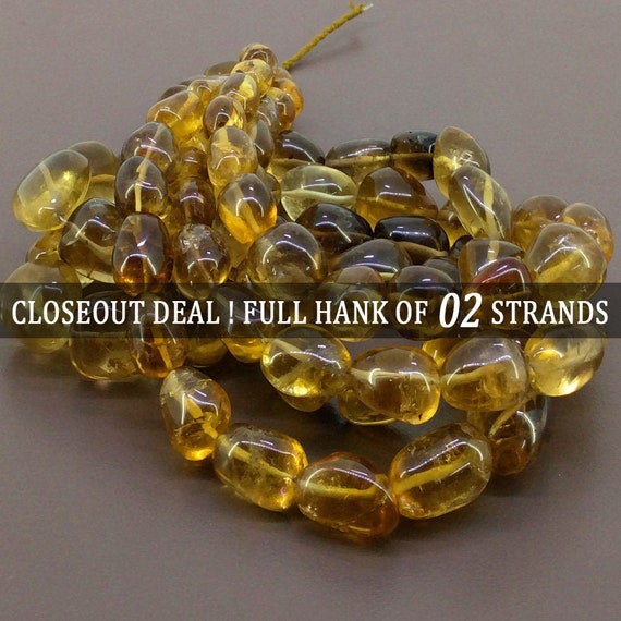 Whisky Quartz Smooth Nuggets Shape Beads Natural Whisky - Etsy