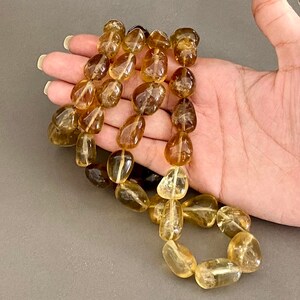 Whisky Quartz Smooth Nuggets Shape Beads Natural Whisky - Etsy