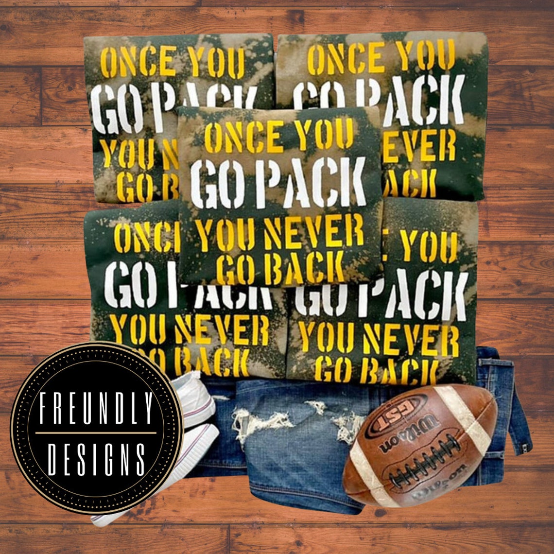 GO PACK Hoodie, Once You Go Pack You Never Go Back Hoodie, Green Bay ...