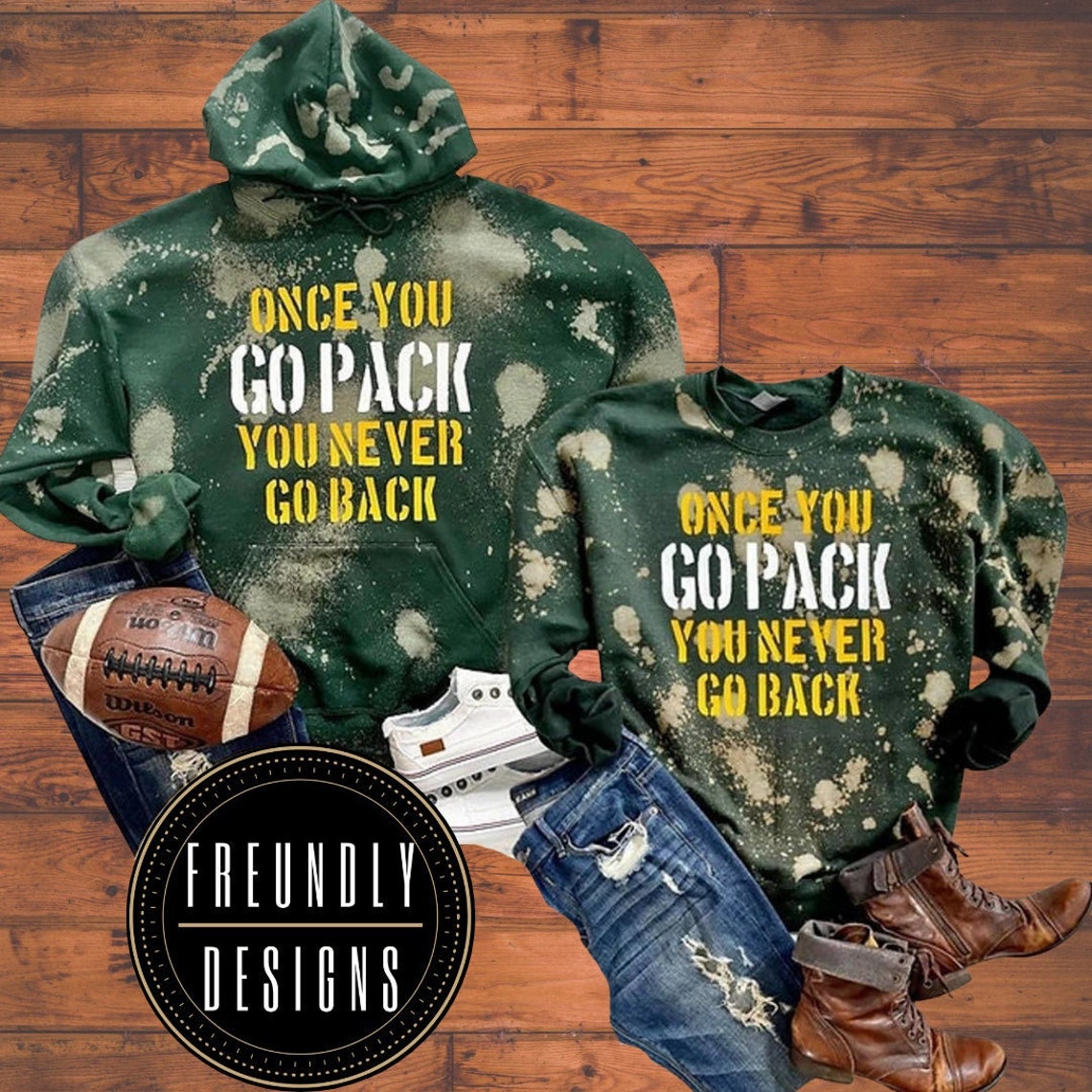 GO PACK Hoodie Once You Go Pack You Never Go Back Hoodie - Etsy