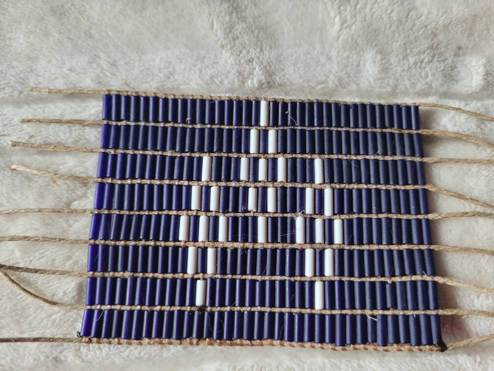 Single Panel of Three Sisters Wampum Corn Beans Squash - Etsy