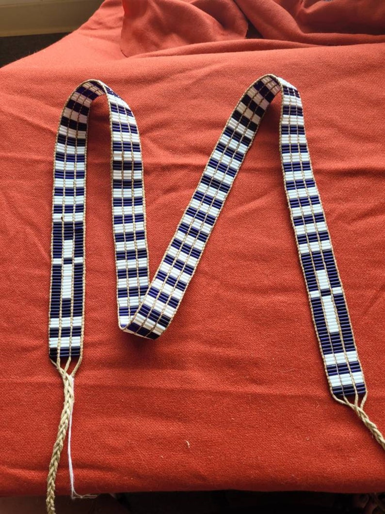 Wampum Strap Powder Horn Strap Eastern Woodland Native American - Etsy