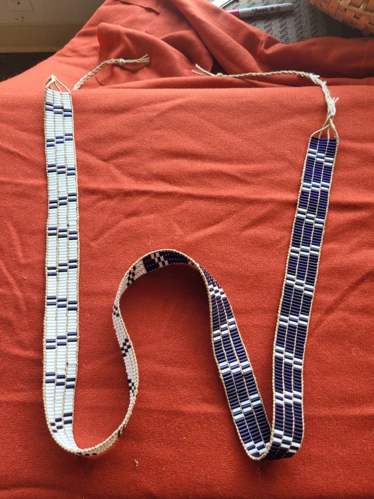 Wampum Belt Strap Eastern Woodland Native American Powder Horn Strap ...