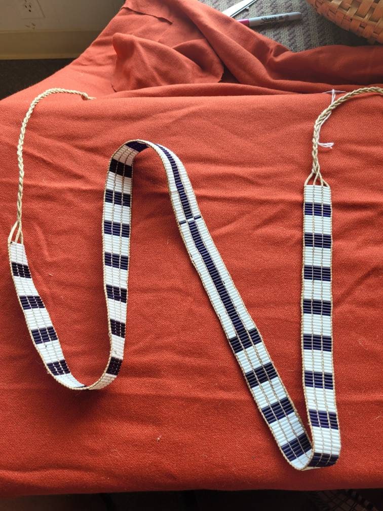 Wampum Strap Eastern Woodland Native American Powder Horn Strap - Etsy