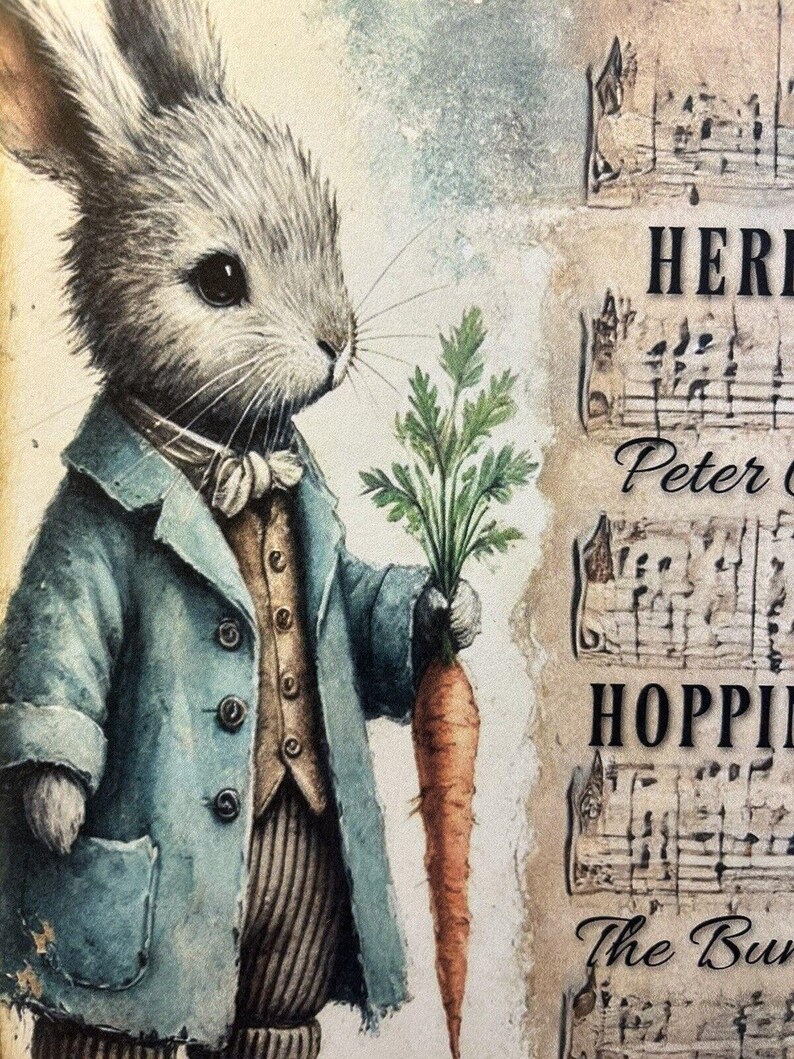 Peter Rabbit, Bunny Trail, Handcrafted Plaque / Sign #2 - Etsy