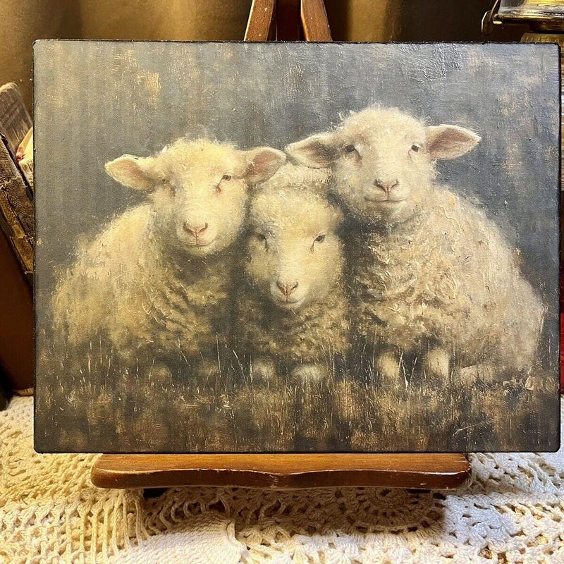 Primitive Sheep - Etsy