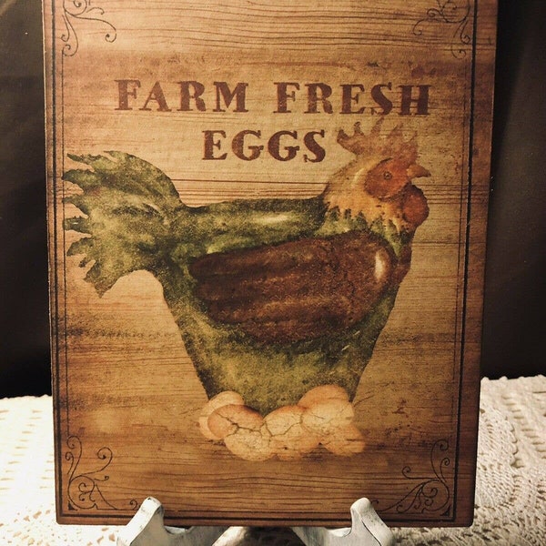 Primitive Rooster - Etsy