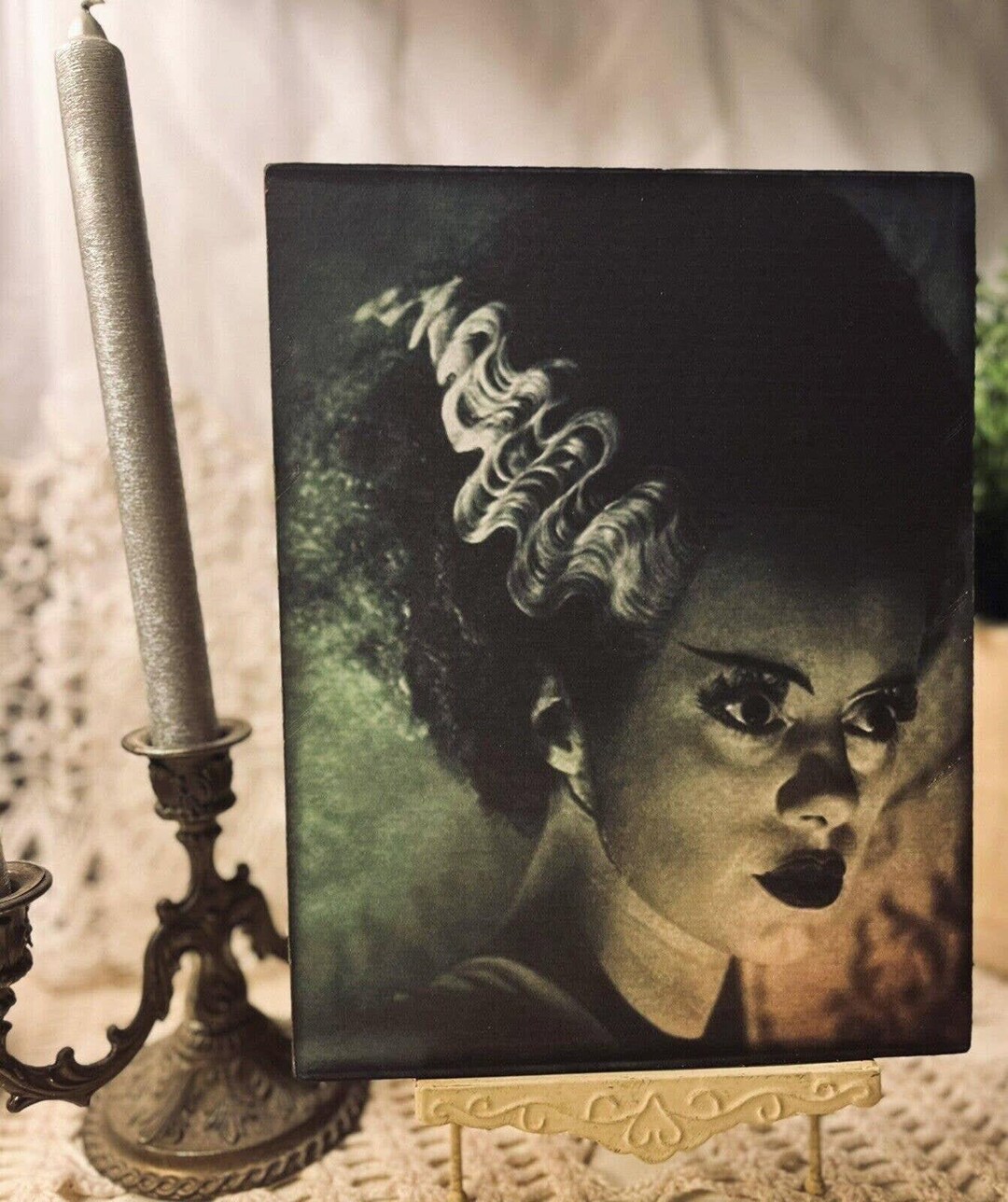 Bride of Frankenstein, Handcrafted Plaque / Sign #2 - Etsy