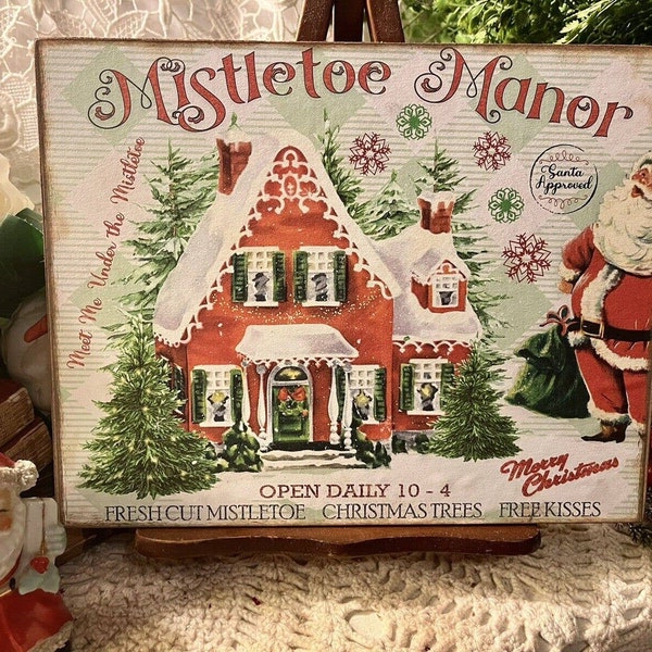 Mistletoe Manor - Etsy