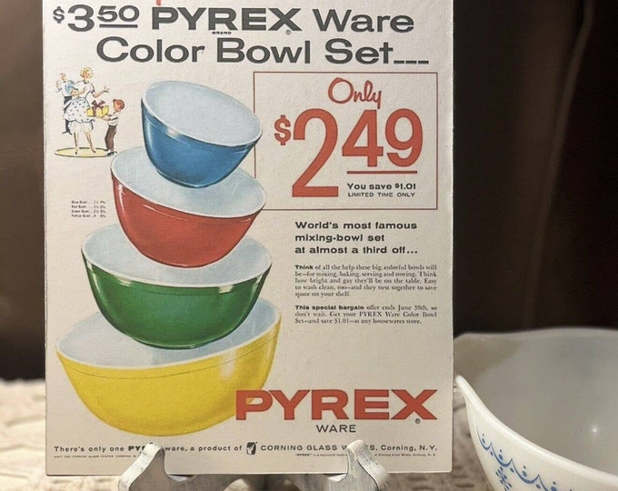 Retro Pyrex Advertisement Magnet Set - Etsy