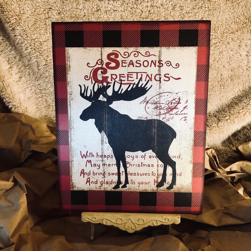Rustic Moose - Etsy