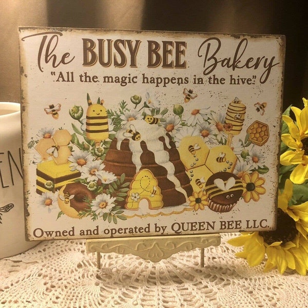Busy Bee Sign - Etsy