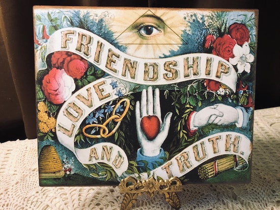 Friendship Love and Truth Mystical All Seeing Eye | Etsy