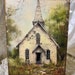 Church Chapel, Primitive Folk Art, Handcrafted Plaque / Sign #1 - Etsy