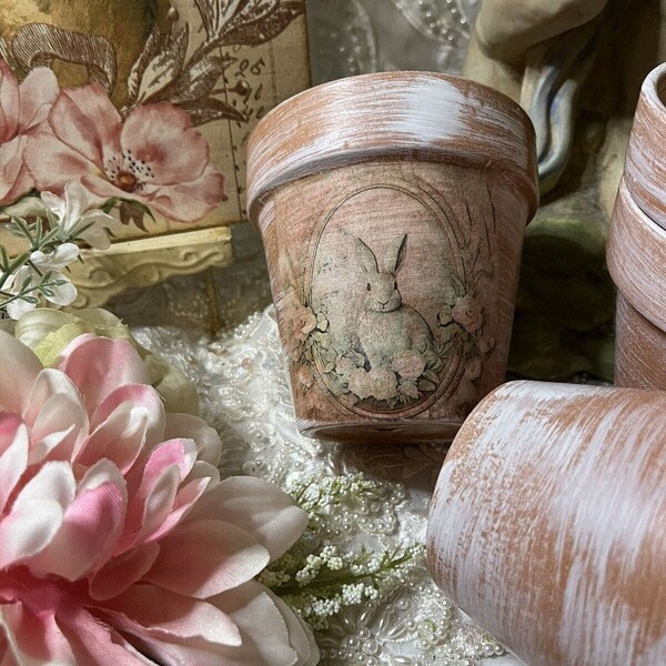 Painted Clay Pots - Etsy