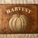 Harvest PUMPKIN Primitive Folk Art Handcrafted Plaque / Sign - Etsy