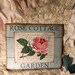 Rose Cottage Garden Shabby Chic Sign / Plaque - Etsy