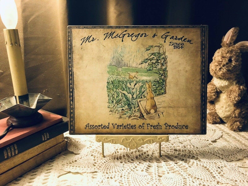 Peter Rabbit Mr. Mcgregor's Garden PRIMITIVE Handcrafted - Etsy