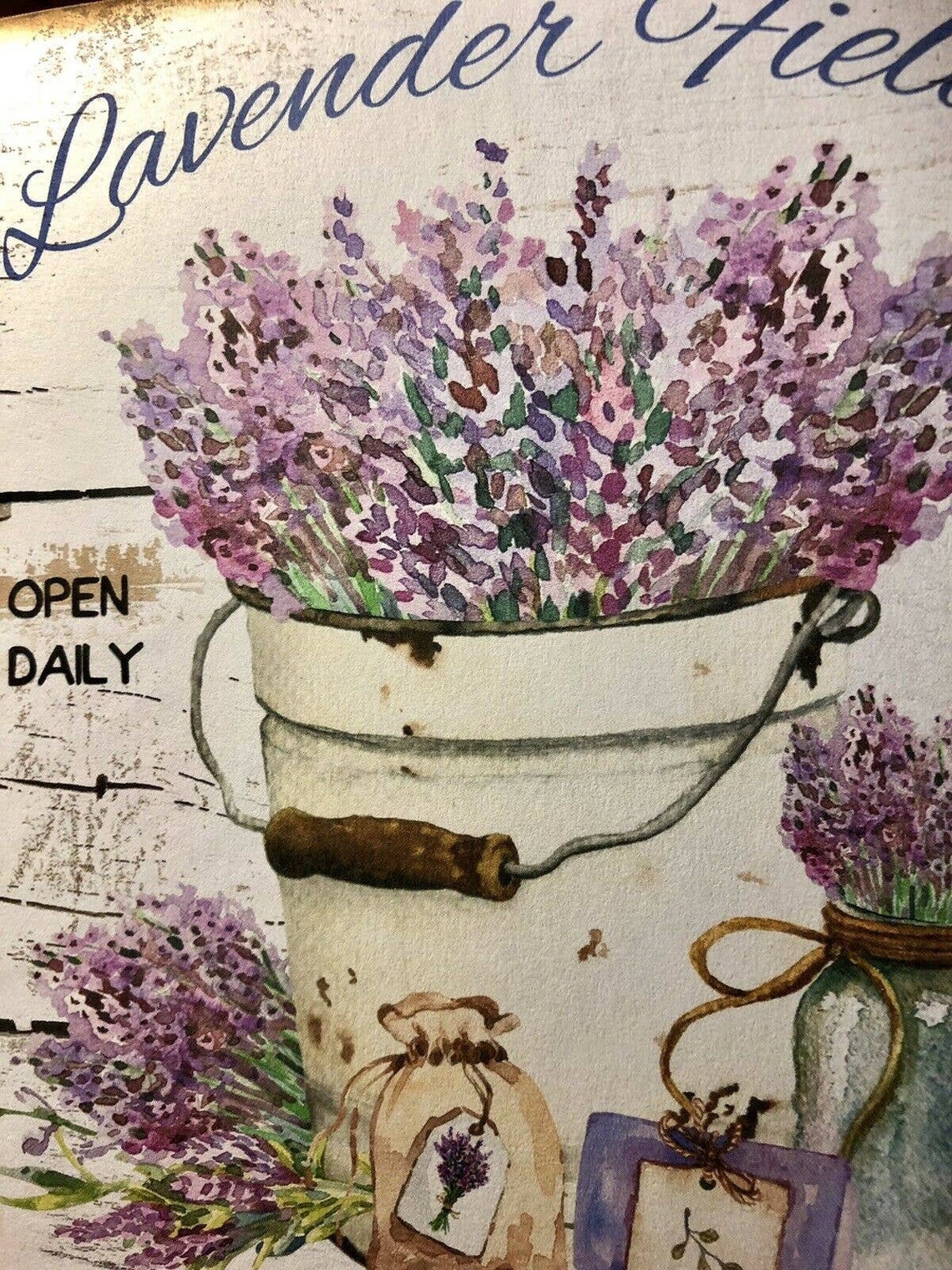 Lavender Fields Farm & Market Lavender Bucket Handcrafted | Etsy