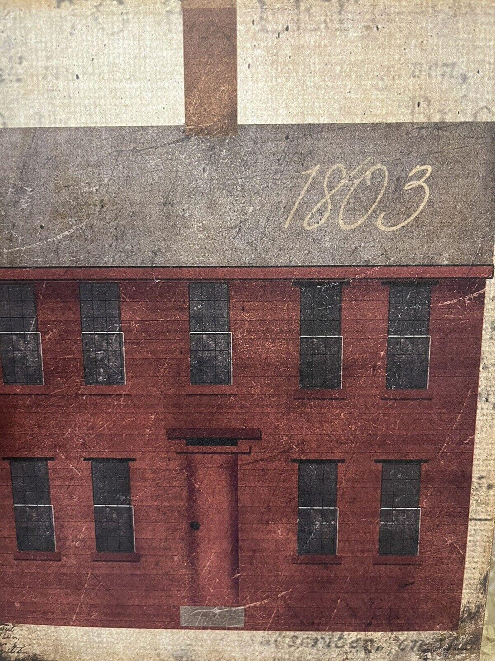 Primitive House, Folk Art, Saltbox House, Handcrafted Plaque / Sign #4 ...