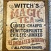 Witch’s Magic Tea, Handcrafted Wooden Sign - Etsy