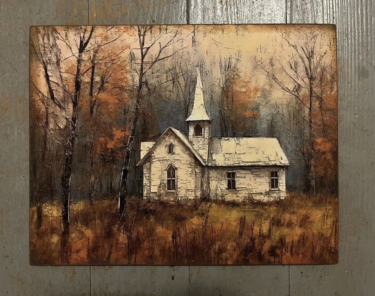 Church Chapel, Primitive Folk Art, Handcrafted Plaque / Sign #12 - Etsy