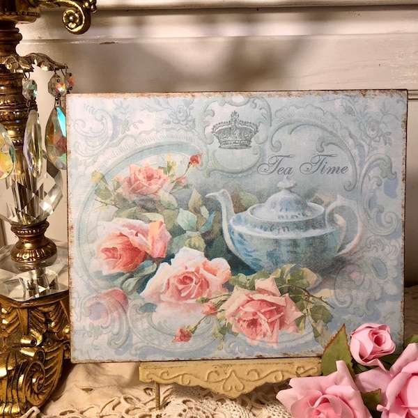 Tea Time Sign - Etsy