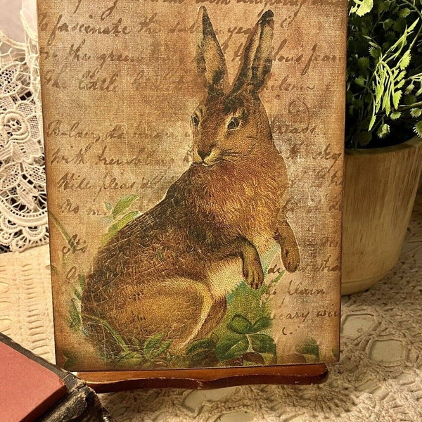Folk Art Rabbit - Etsy