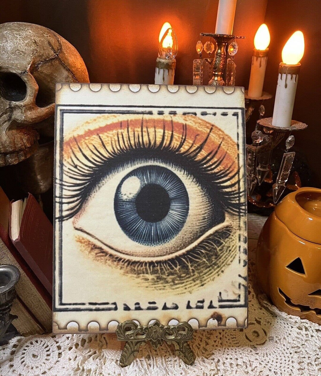 Eye Wall Art Retro Style Eyeball Handcrafted Plaque Sign 2 - Etsy