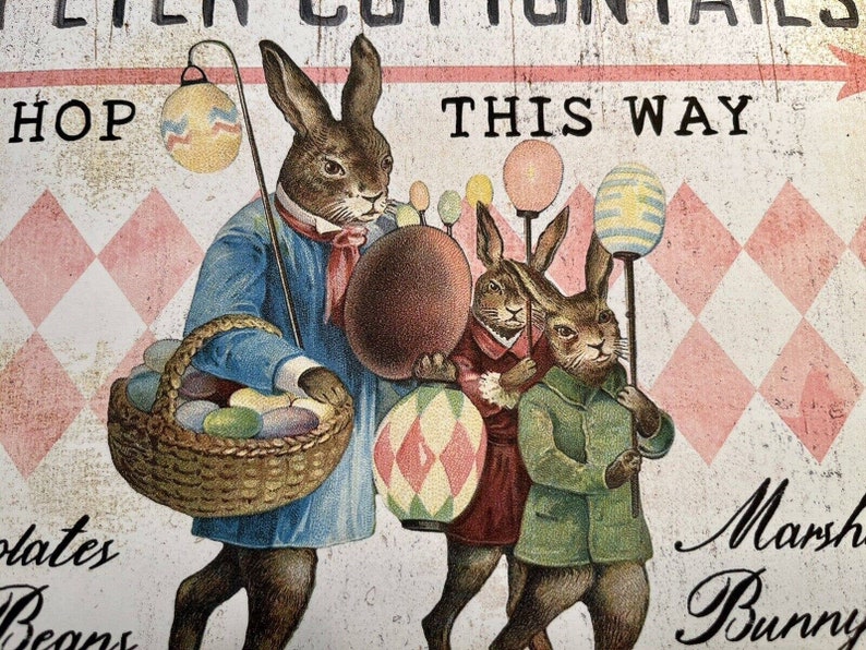 Bunny Rabbit, Easter Egg Hunt, Peter Cottontail, Handcrafted Plaque ...