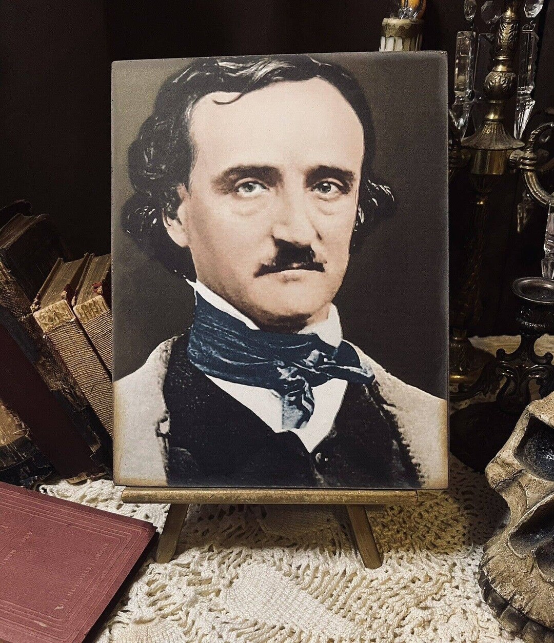 Edgar Allan Poe Handcrafted Plaque Sign #3 - Etsy