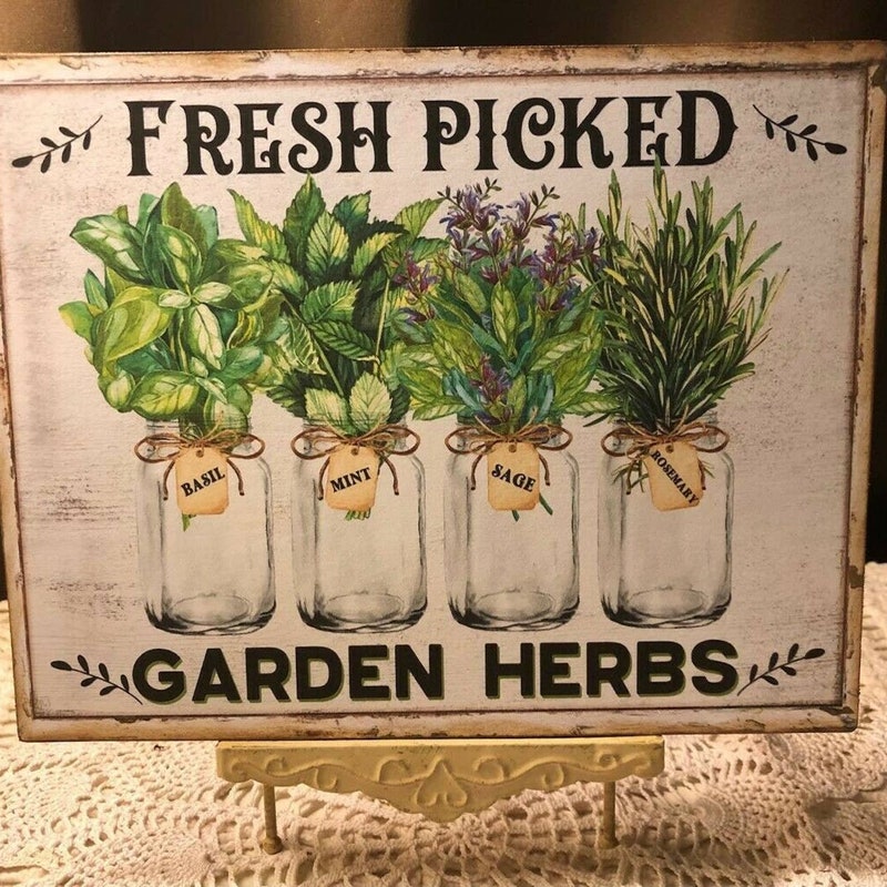 Herb Garden Signs - Etsy